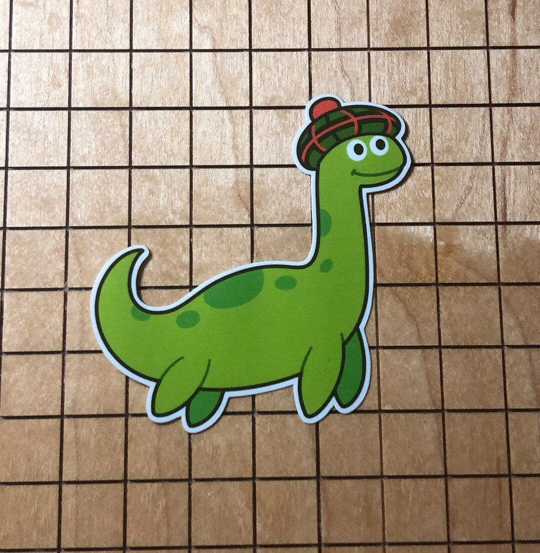 Loch Ness Monster Sticker, Loch Ness Decal, Loch Ness Sticker, Laptop ...