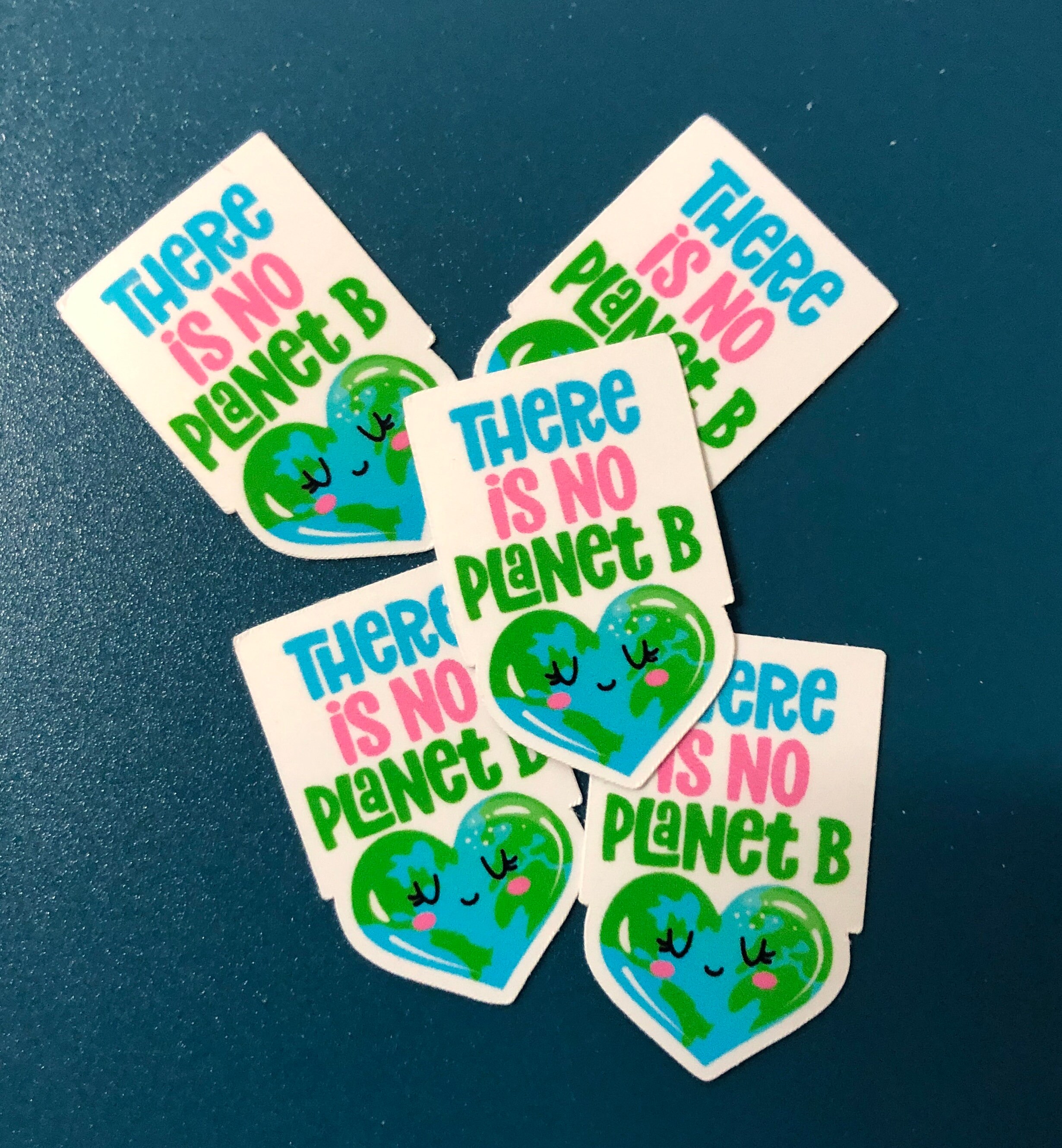 5 MINI Earth Day Stickers Earth Sticker Earth Decal There - Etsy