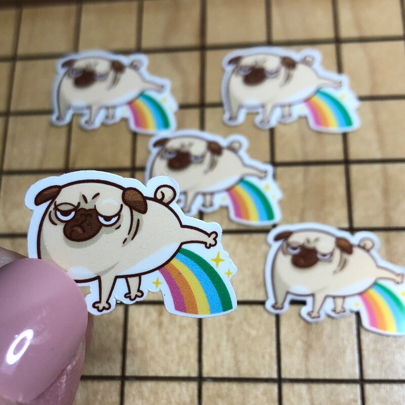 Pug Sticker Pack - Etsy