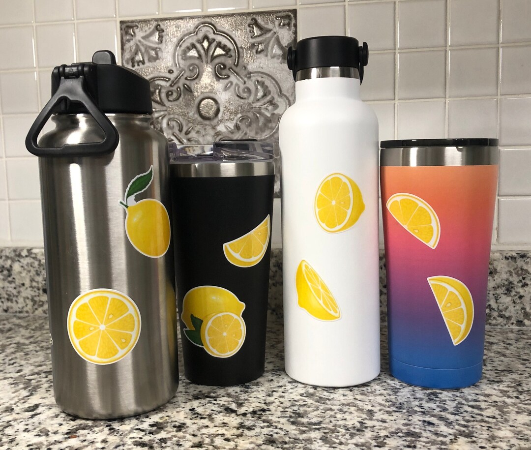 16 Lemon Sticker Pack, Lemon Party Favor, Lemon Decal, Lemon Decor, Wedding Favor, Shower Favor ...