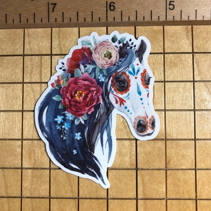 Day of the Dead Horse - Etsy