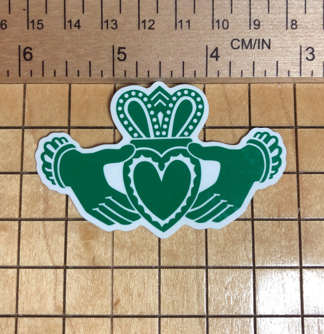 Claddagh Sticker, Irish Sticker, Love, Loyalty, Friendship, Galway ...