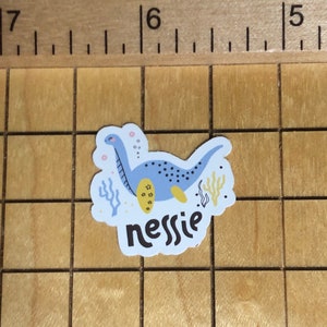 5 MINI Loch Ness Monster Stickers, Tiny Sticker, Laptop Decal, Water ...