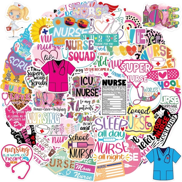 Nurse Sticker - Etsy