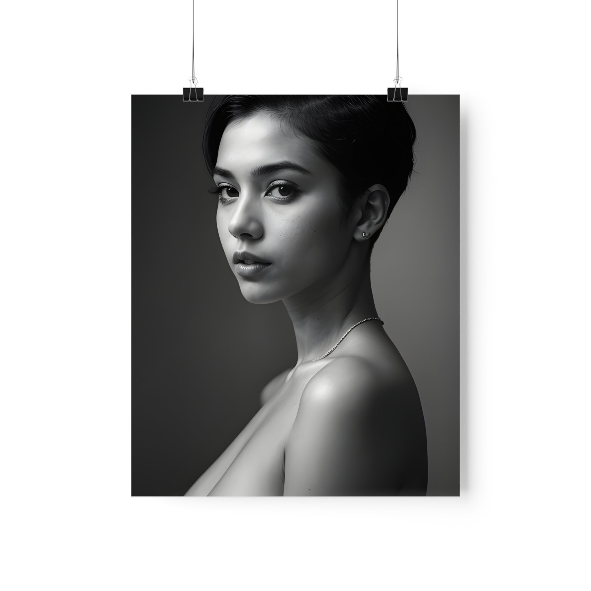 Mature Sensual Erotic Nude Woman Poster in B&W Intimate - Etsy