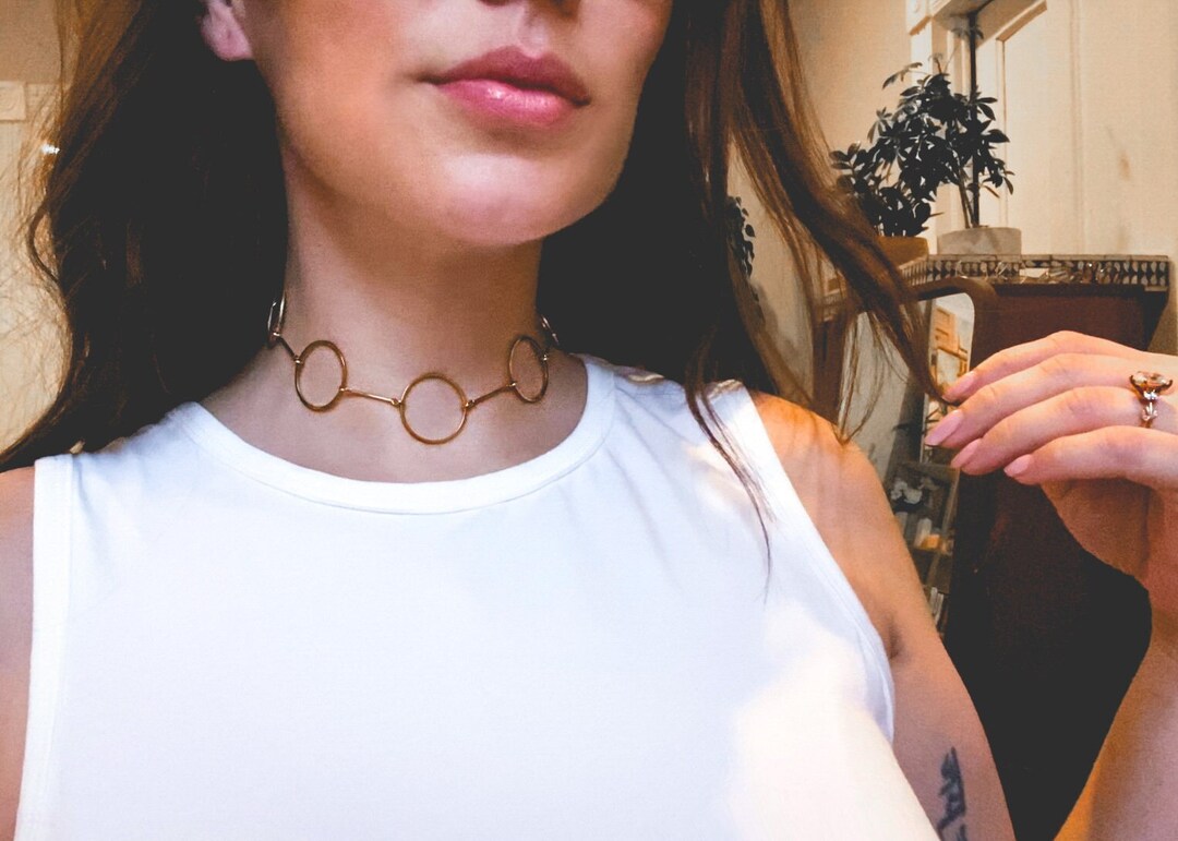 Golden Halo Choker - Etsy