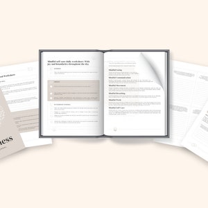 Mindfulness Self-discovery Journal & Workbook DBT Skills, Therapy ...