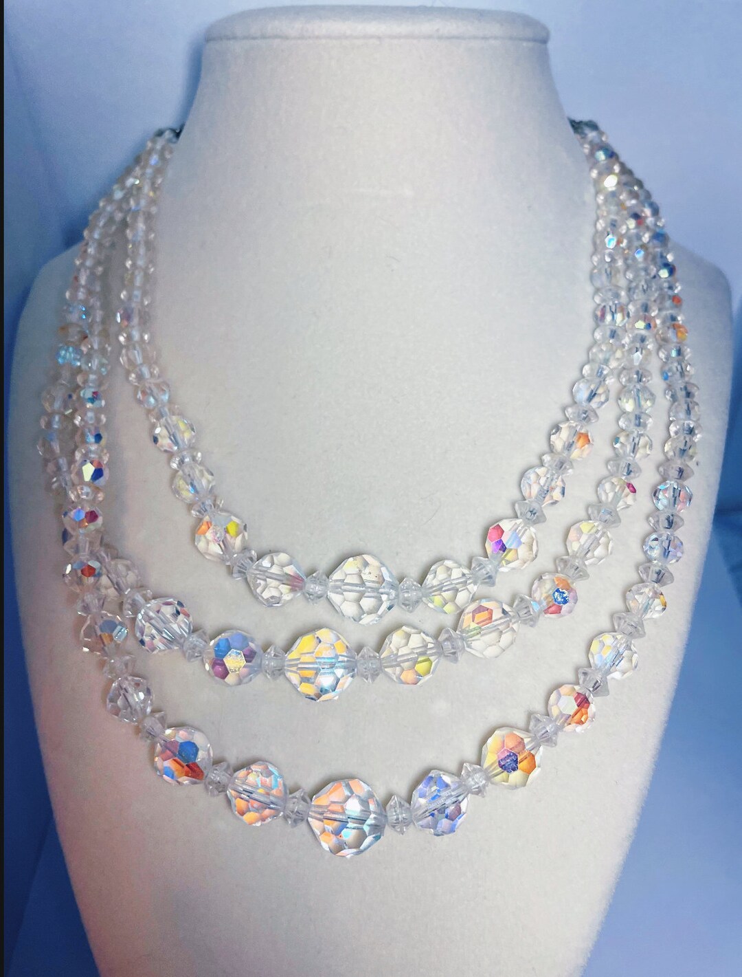 Elegant Three Tier Necklace - Etsy