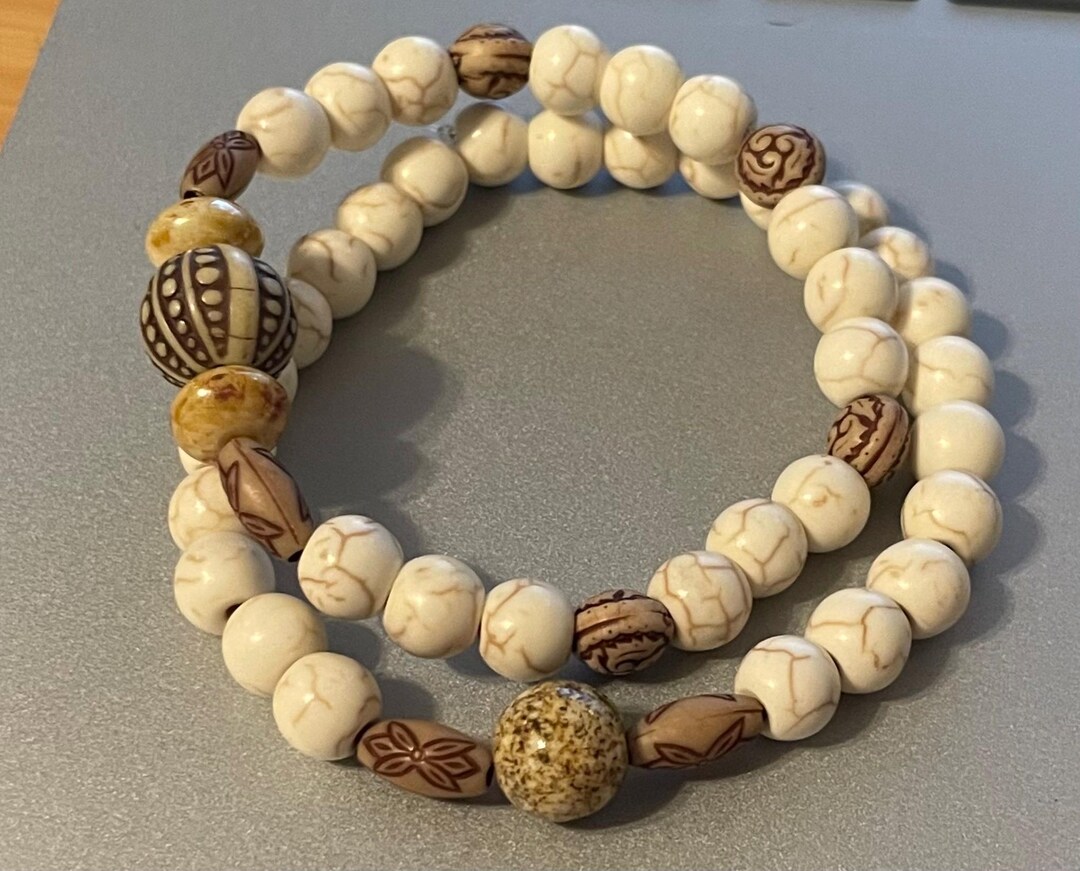 Shell Tropical Bracelet Stack - Etsy
