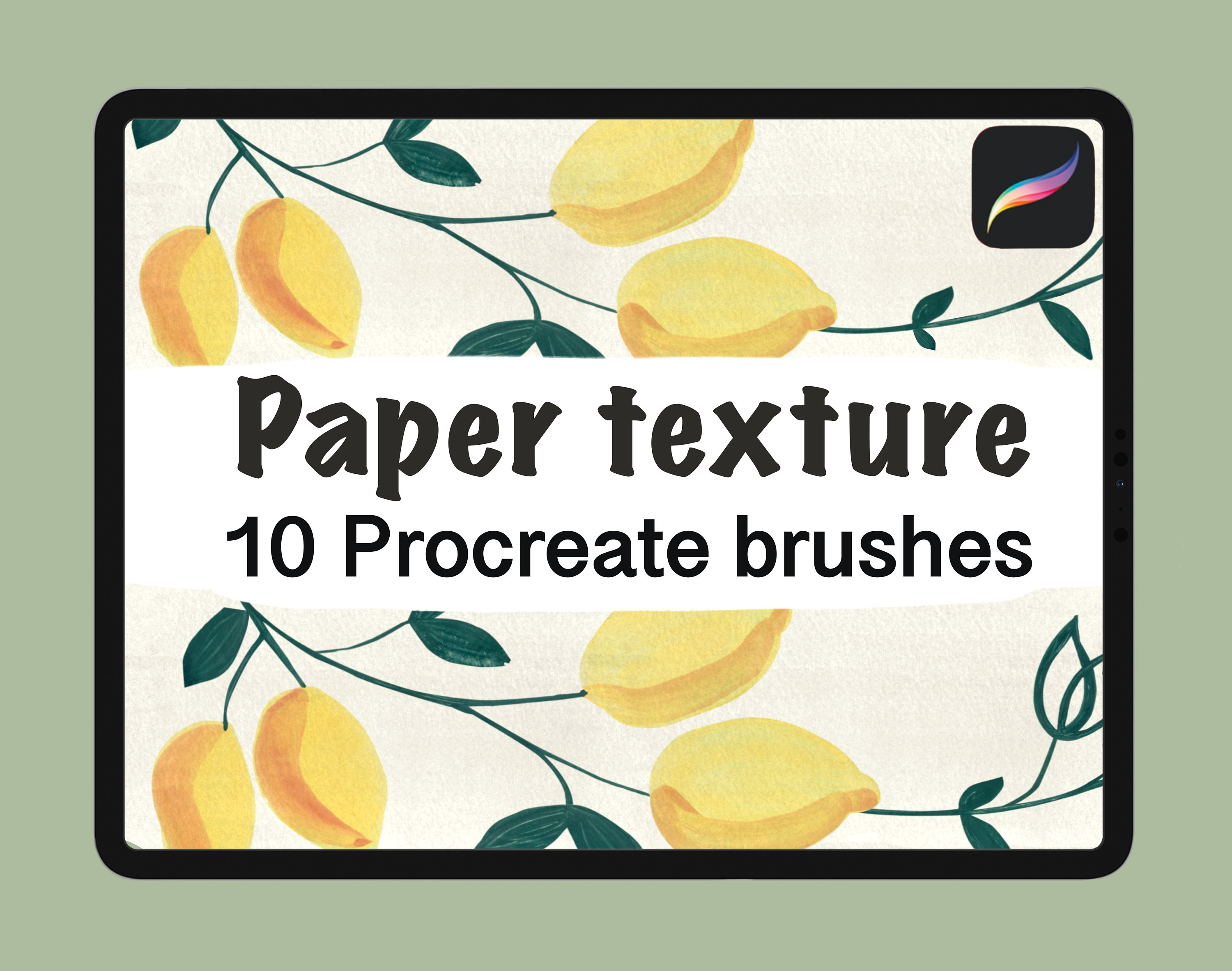 Procreate Paper Texture Brushes, Procreate Paper Canvases, Gouache ...