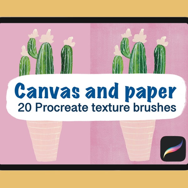 Procreate Paper Texture Brushes, Procreate Paper Canvases, Gouache ...