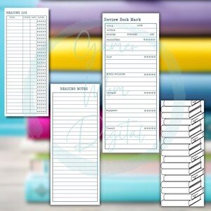 Old Library Card Style Printable Bookmark, Review Bookmark, Reading Log ...