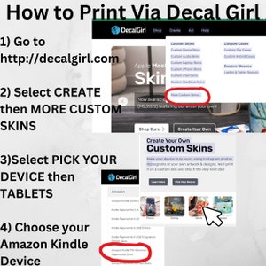 Tea Time Kindle Skin, Digital Download Print at Decalgirl.com - Etsy