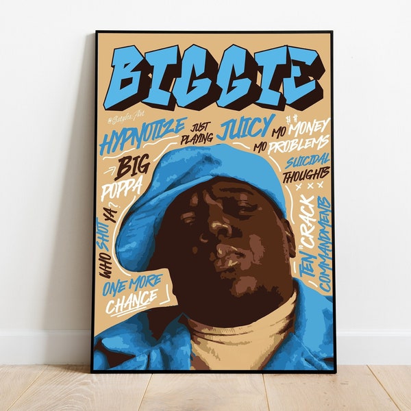 Biggie Smalls Poster - Etsy
