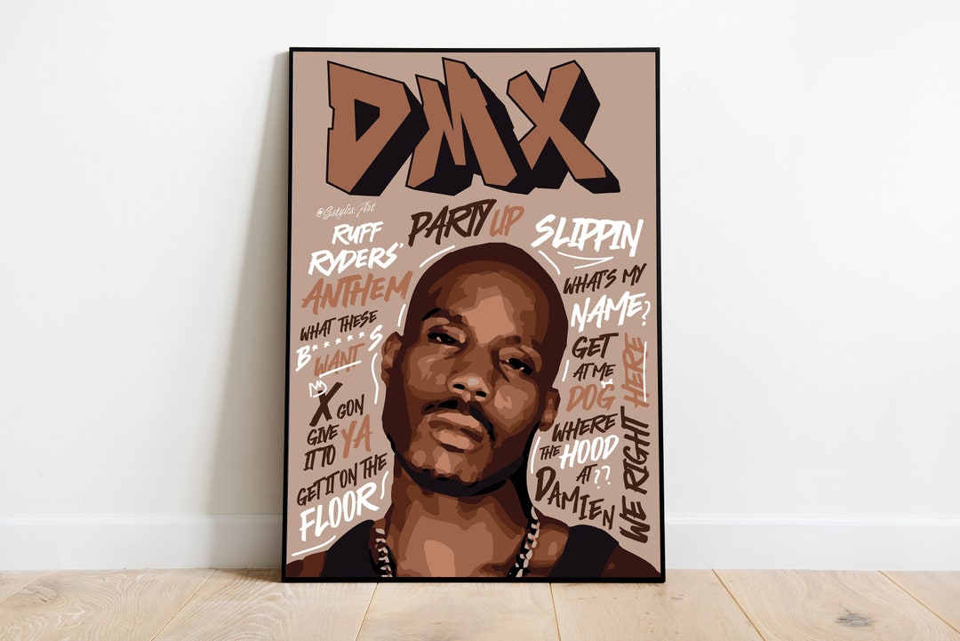 DMX / DMX Poster - Hip Hop Wall Art - Etsy