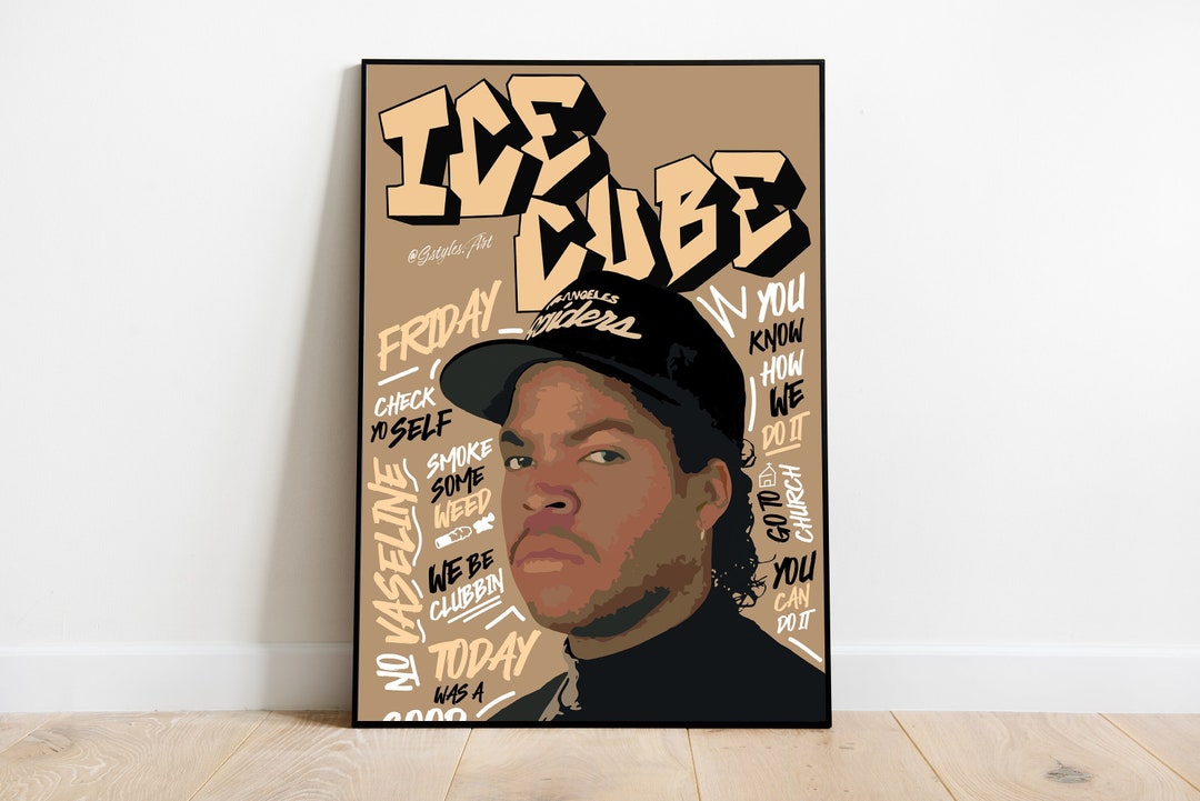 Ice Cube / Ice Cube Poster Hip Hop Wall Art - Etsy Canada