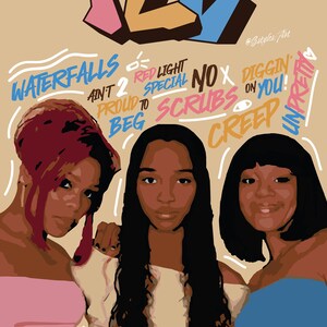 TLC / TLC Poster - Hip Hop Wall Art - Etsy