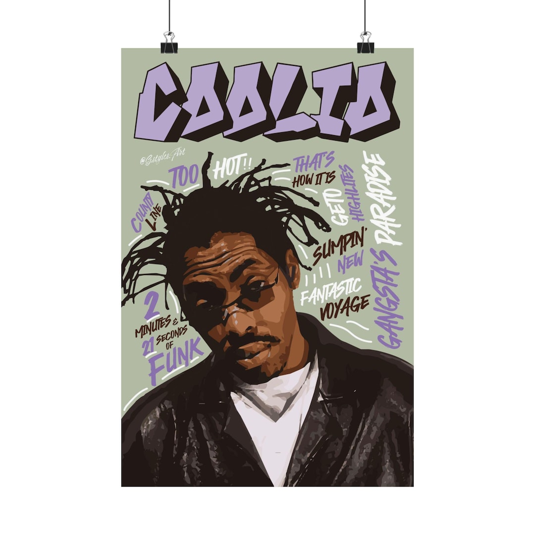 Coolio Poster Custom Artwork 12x18 / 20x30 - Etsy