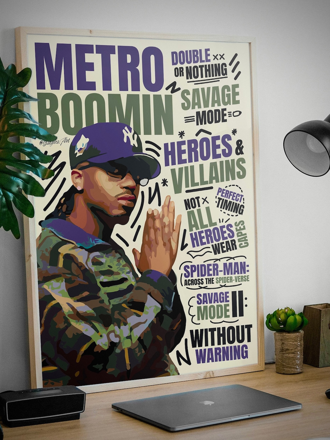 Metro Boomin Metro Boomin 20x30in Poster Hiphop Art - Etsy