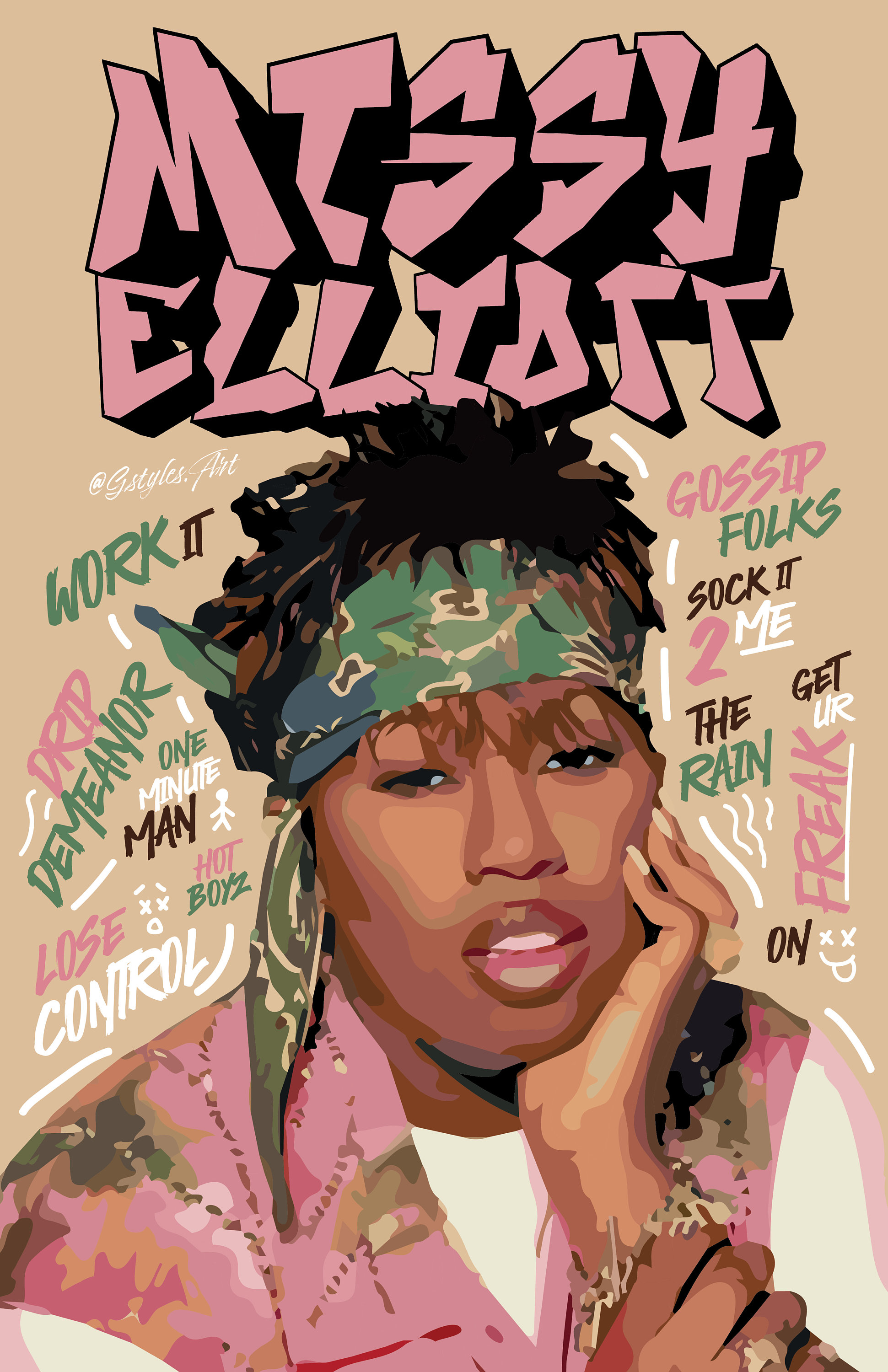 Missy Elliot/ Missy Elliot Poster Hip Hop Wall Art - Etsy