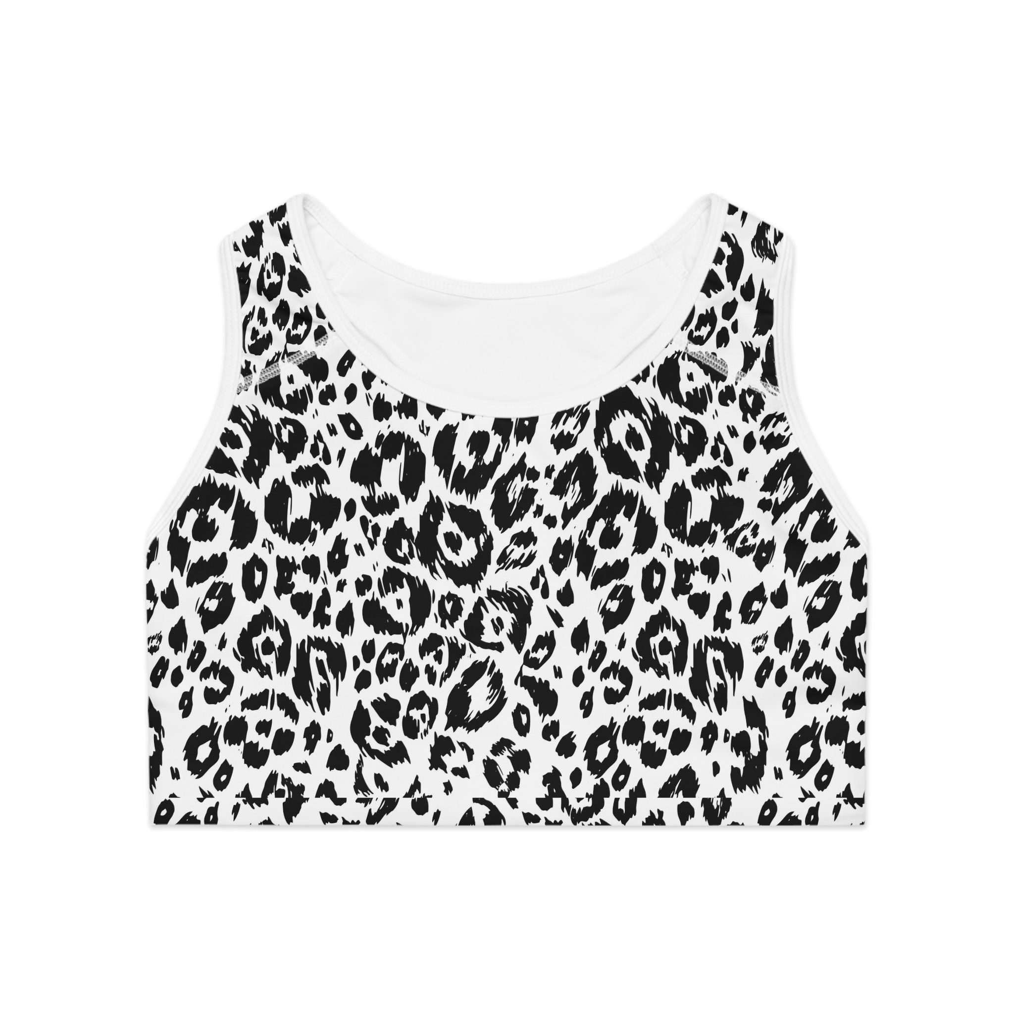 Leopard Animal Print Sports Bra AOP - Etsy