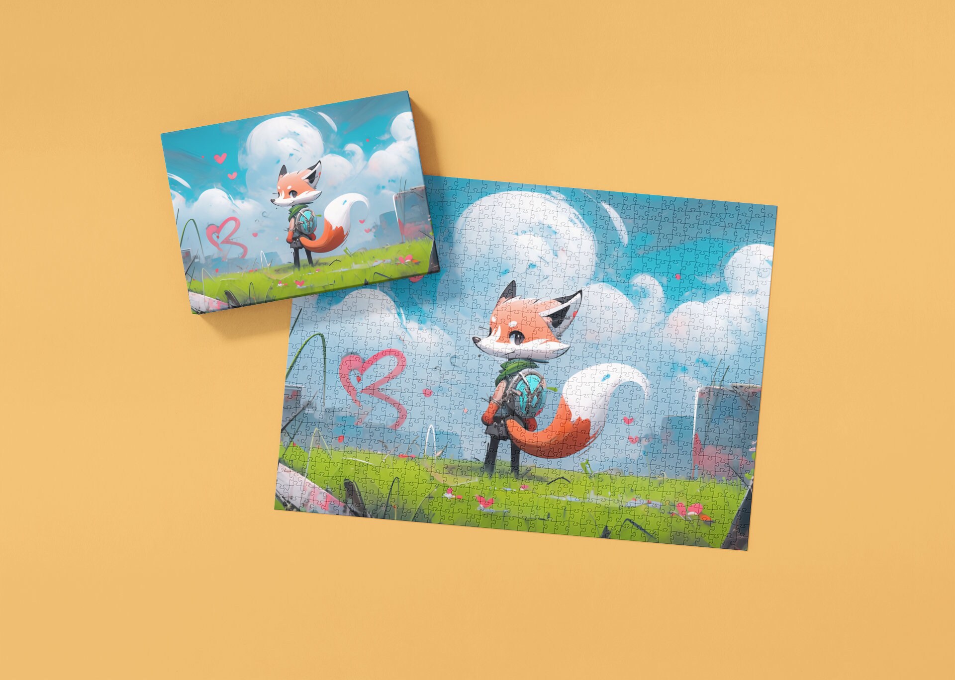Fox Puzzle for Kids Adults Family Cartoon Adventure Wildlife Animal ...