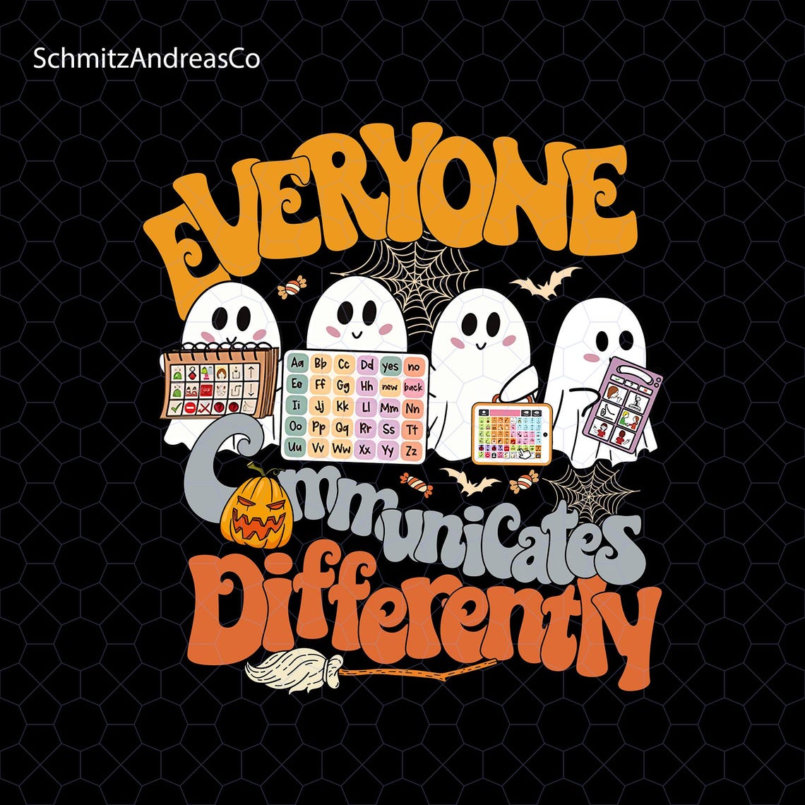 Everyone Communicates Differently Png, Speech Therapy Png, Trick or ...