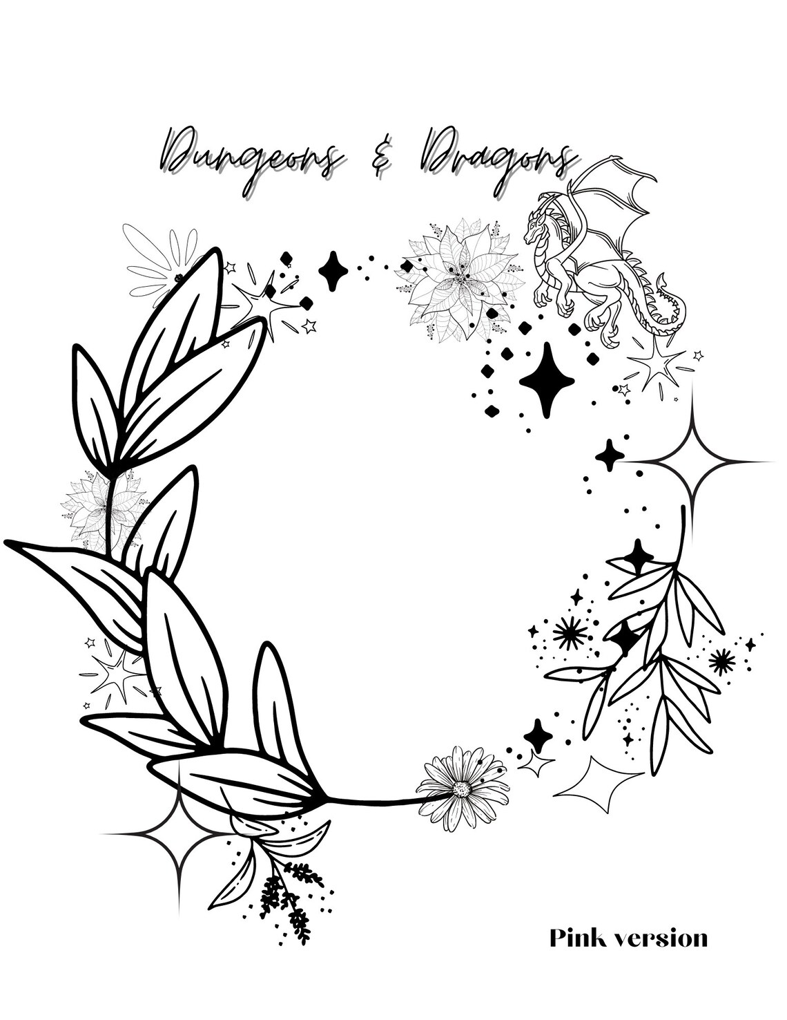 Dnd PINK Character Sheet *digital - Etsy