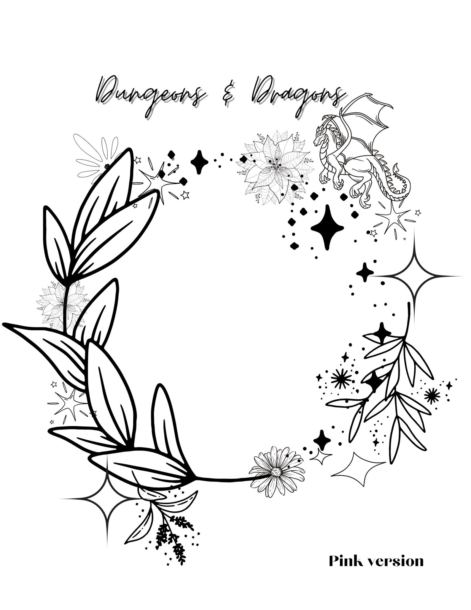 Dnd PINK Character Sheet *digital - Etsy