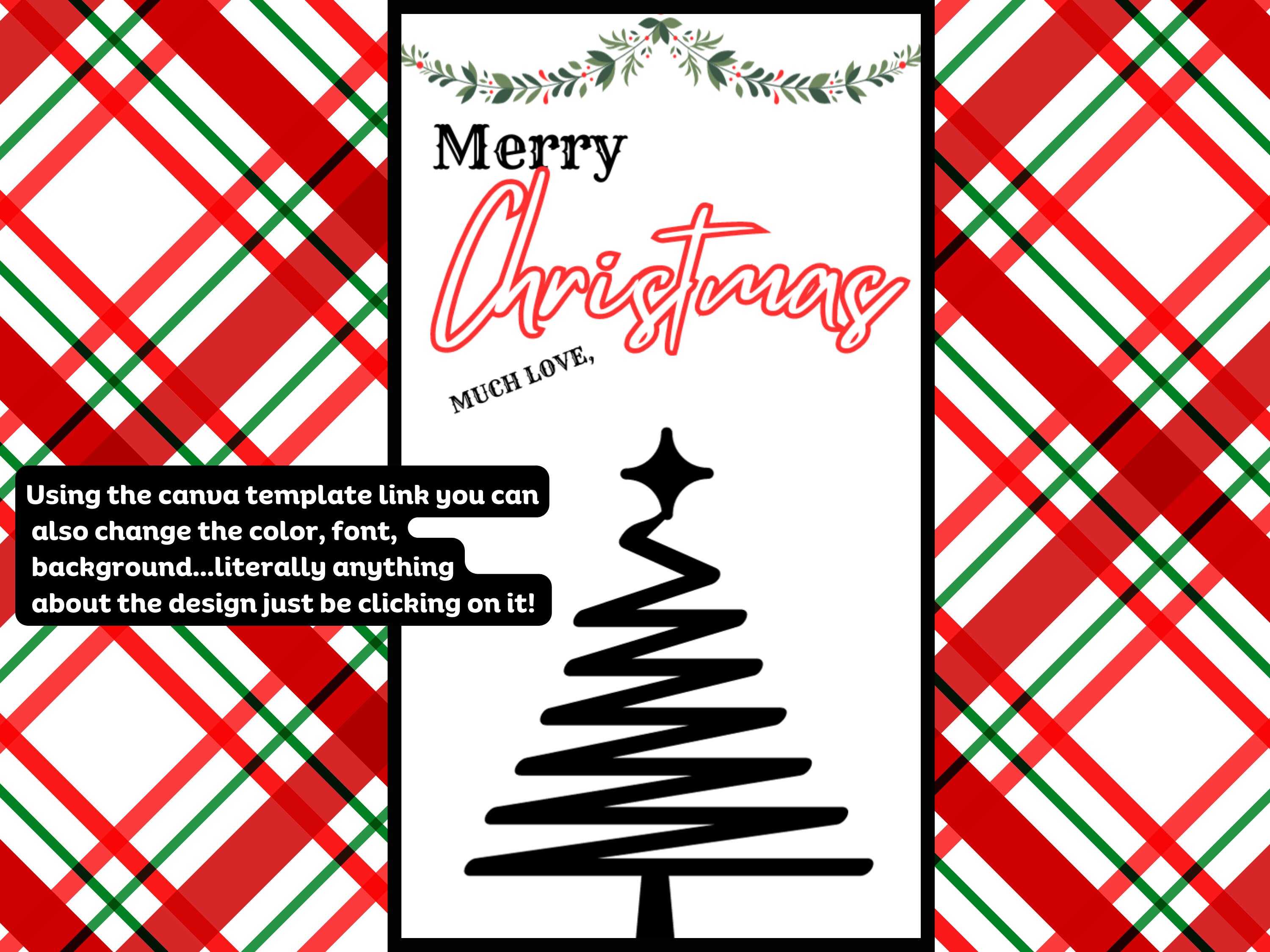 Printable Christmas Gift Tags Instant Download Editable Christmas Favor ...