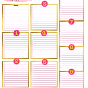 Dnd PINK Character Sheet *digital - Etsy