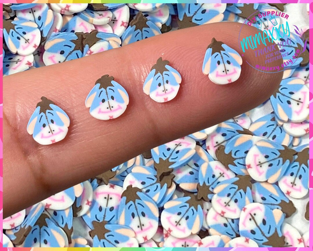 5mm Depressed Donkey, Ears, Pooh and Friends, Sprinkle, Slime Polymer ...