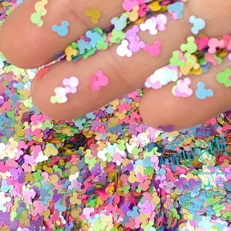Mickey Mouse Glitter - Etsy