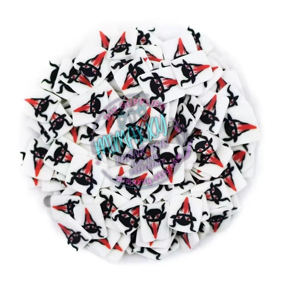 5mm Devil Demon, Witches Brew/ Sprinkle, Slime Polymer Clay Slices ...