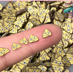 5mm POOP EMOJI/ Emoji, Icon, Fake Sprinkle/fimo/diy /fake Food/slime ...