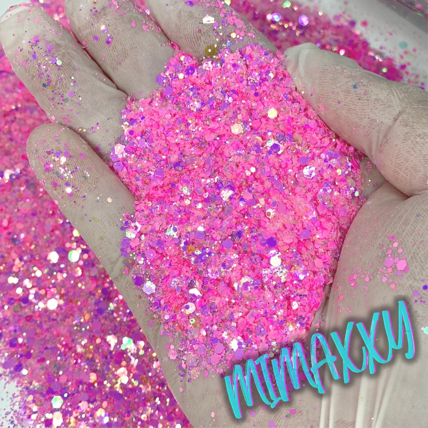 PINK PRINCESS, Chunky, Glitter Mix, Cosmetic Glitter,nail Art, Resin ...