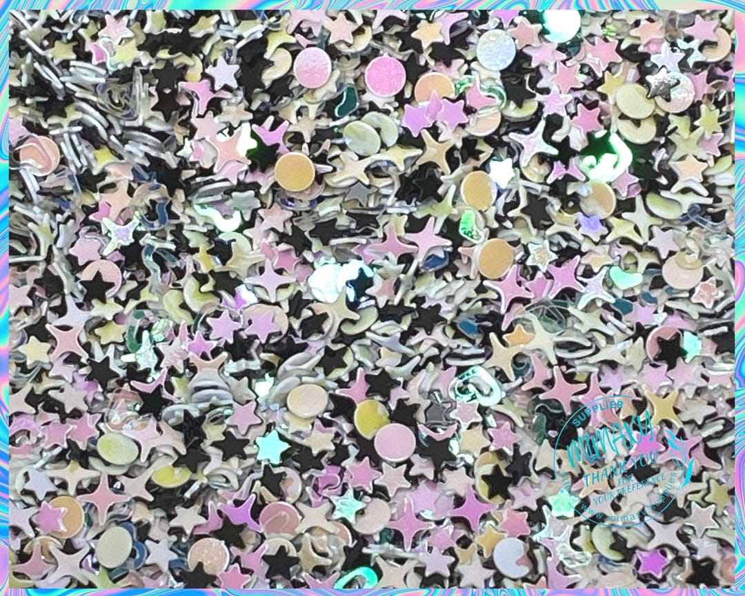 METEOR SHOWER, Chunky Glitter Mix, Cosmetic Glitter,nail Art, Resin Art ...