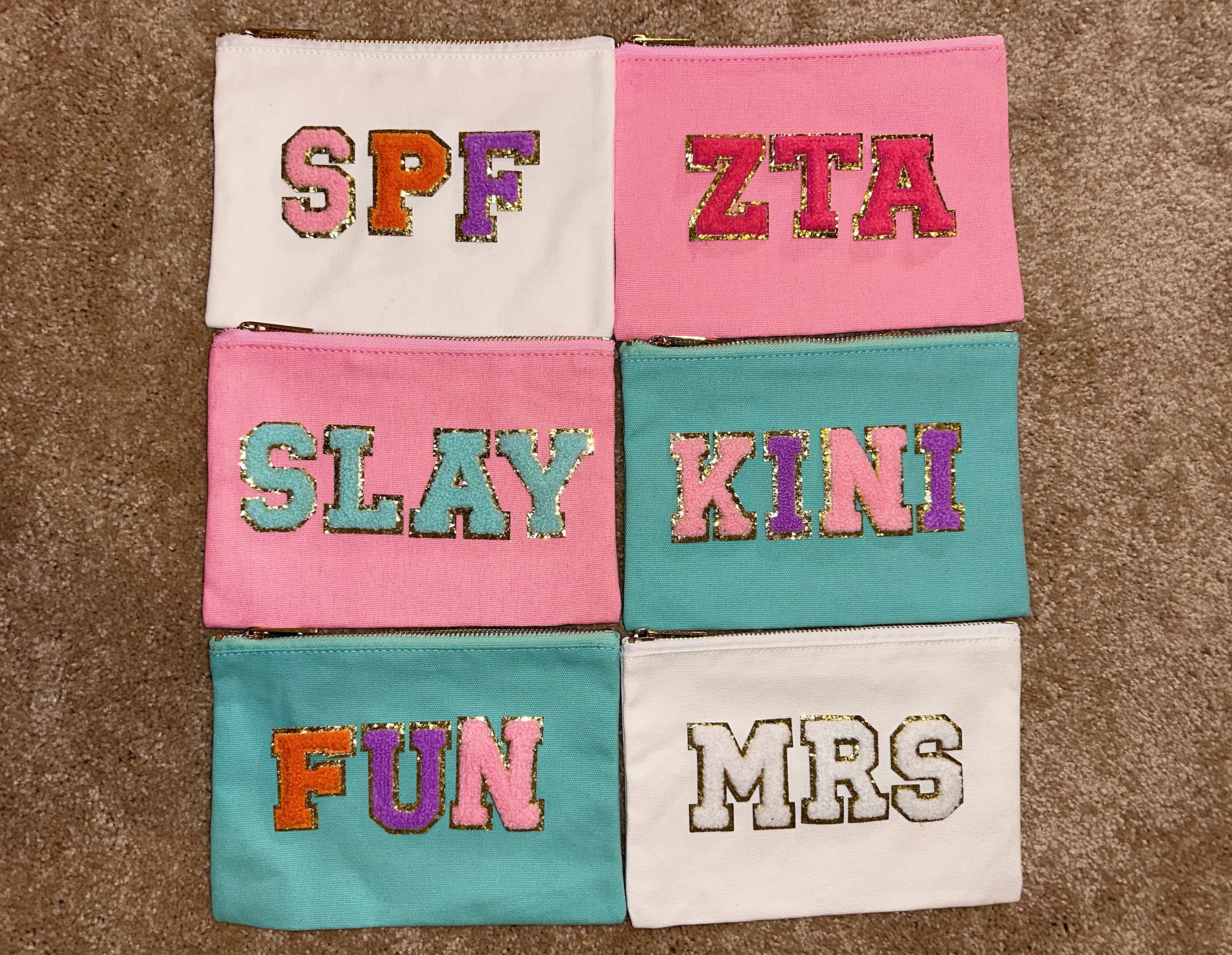 Personalized Trendy Pouch - Etsy