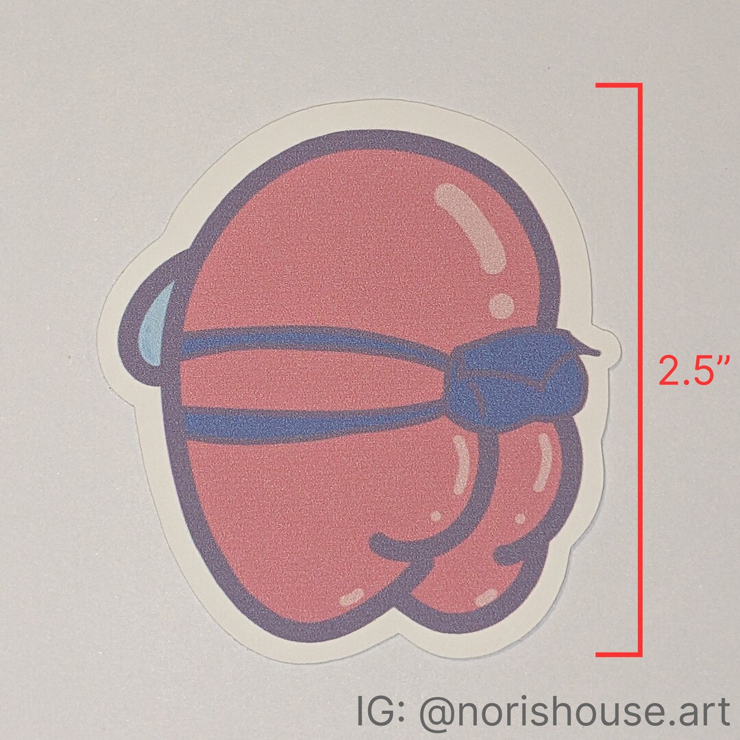 Amogus - Waterproof, Matte, Vinyl THICCCC Among Us Sticker - Etsy