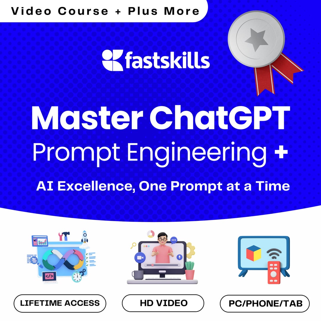 Master Chatgpt Prompt Engineering Video Course and Course - Etsy New ...