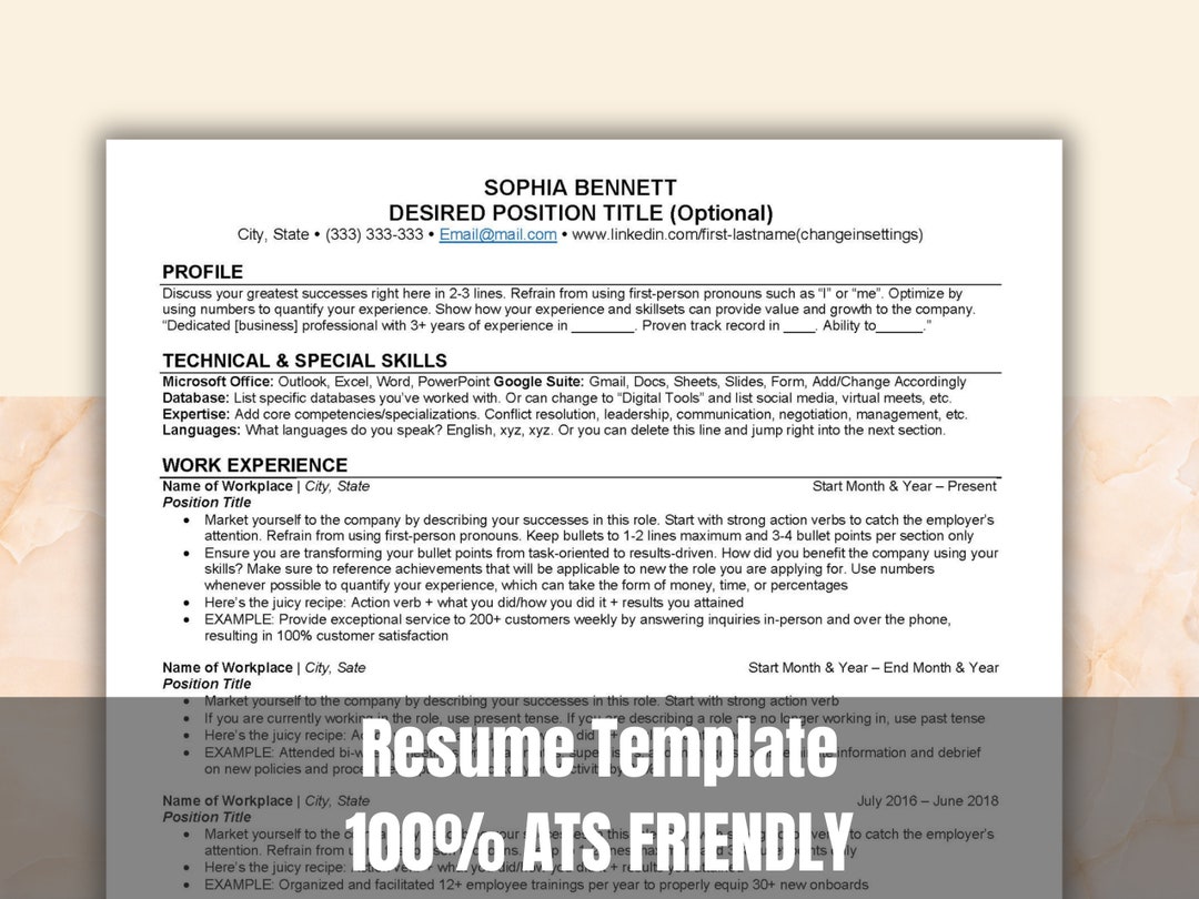 Modelo de currículo ATS para estudantes universitários e graduados ...