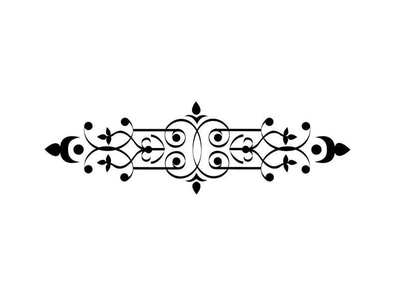 Filigree Scroll SVG Bundle: Laser Engraving Design (digital Download ...