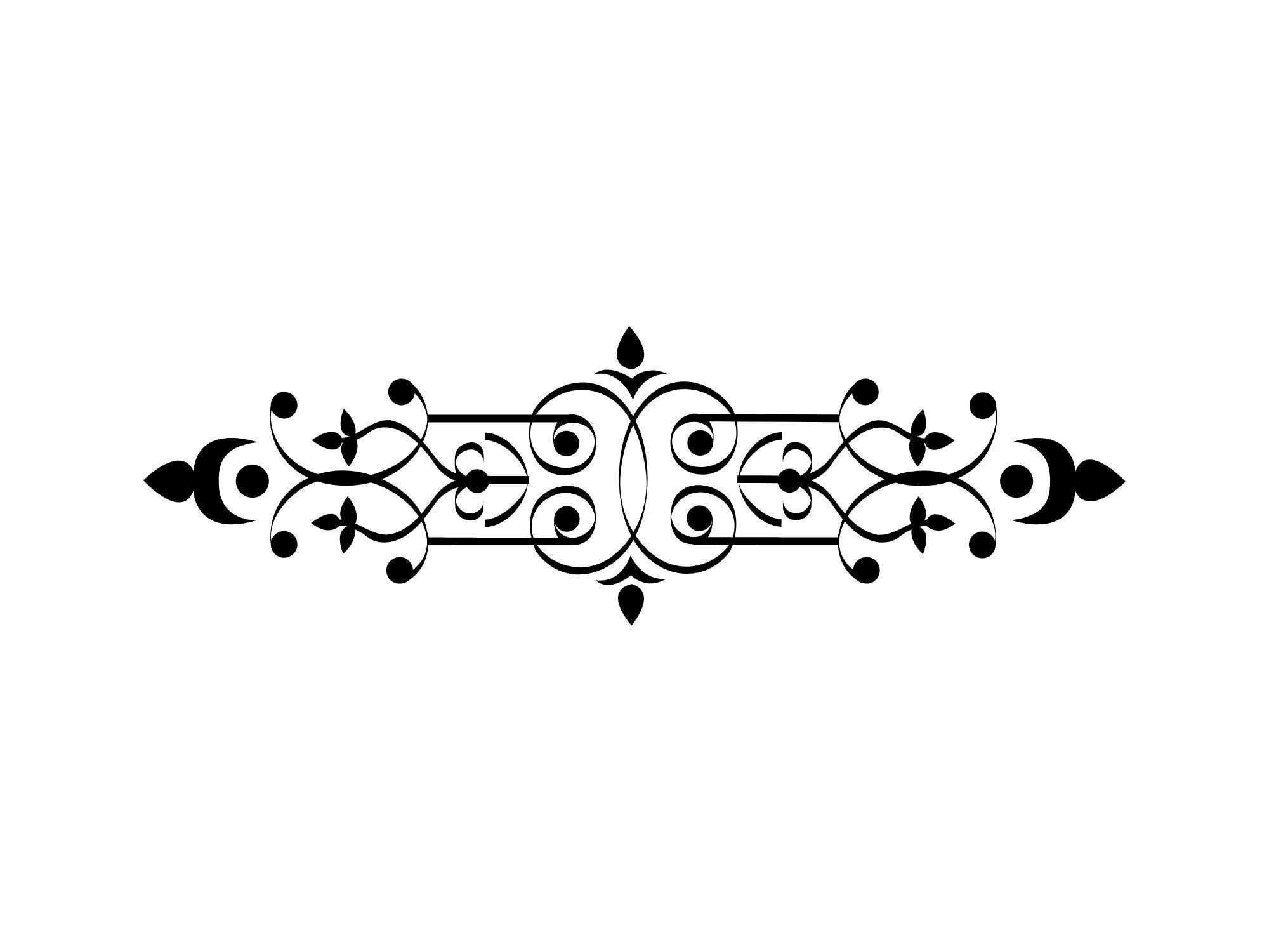 Filigree Scroll SVG Bundle: Laser Engraving Design (digital Download ...