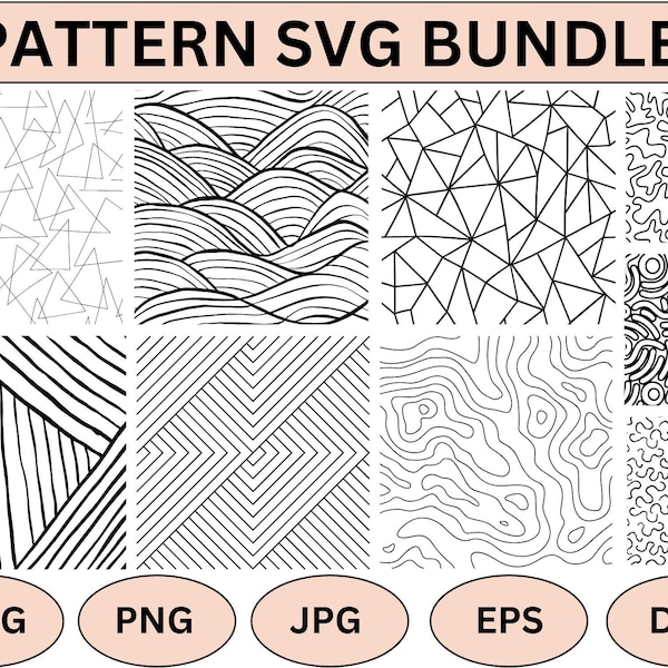Random Pattern Svg - Etsy UK