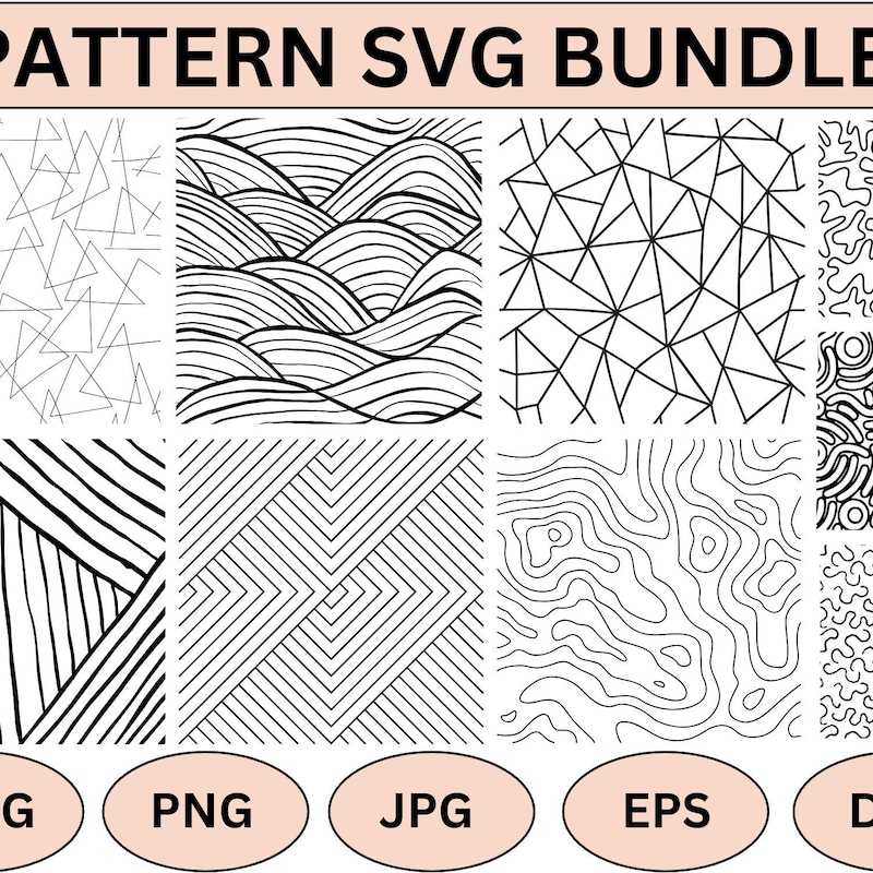 Random Pattern Svg - Etsy UK