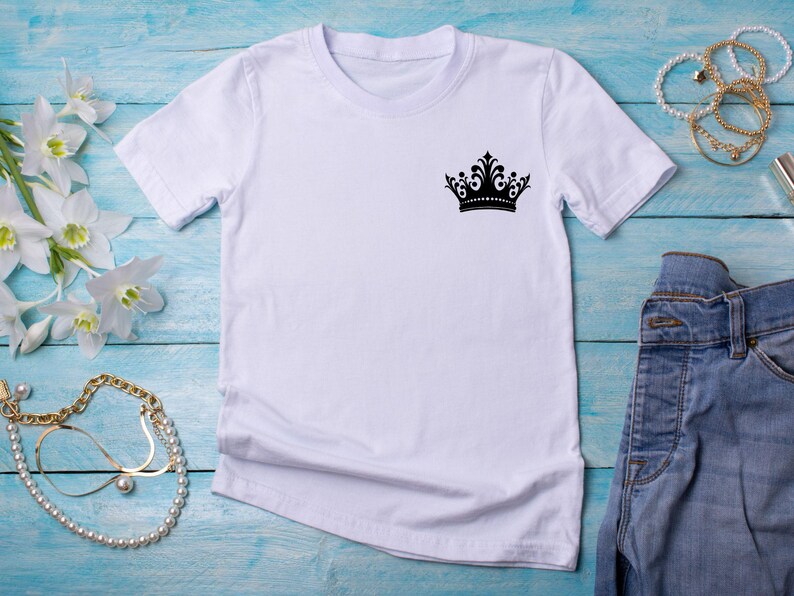 Crown SVG Bundle: Royal King & Princess Tiara Clipart (instant Download ...