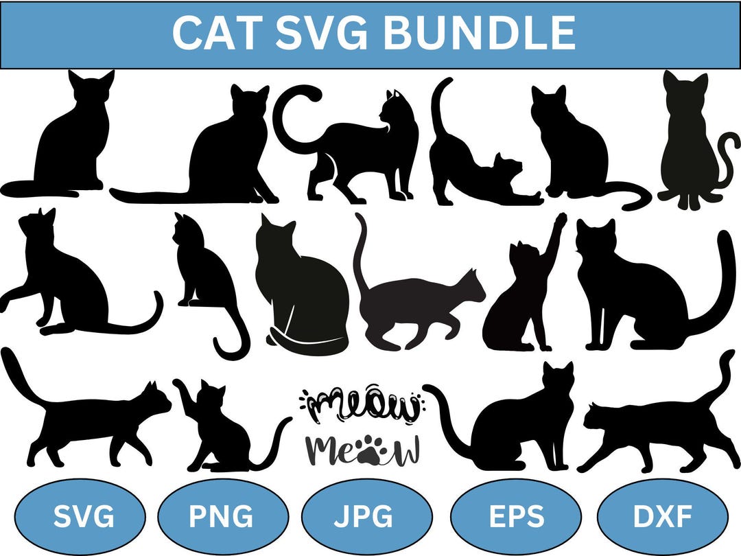 Cat Svg,cat Head Clipart,cat Cricut,cat Cut Files,cat Cut Files for ...