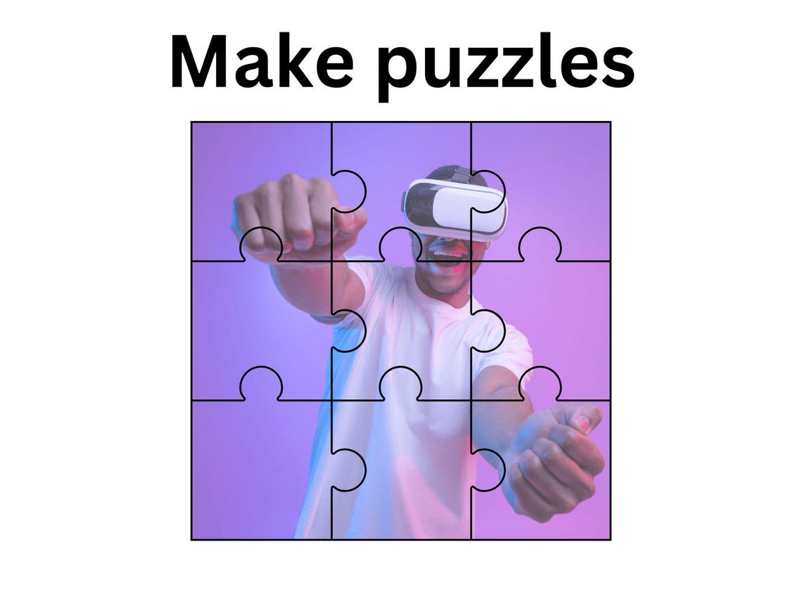 Puzzle Svg Templates,puzzle Cutting Files,puzzle Piece Svg,puzzle Cut ...