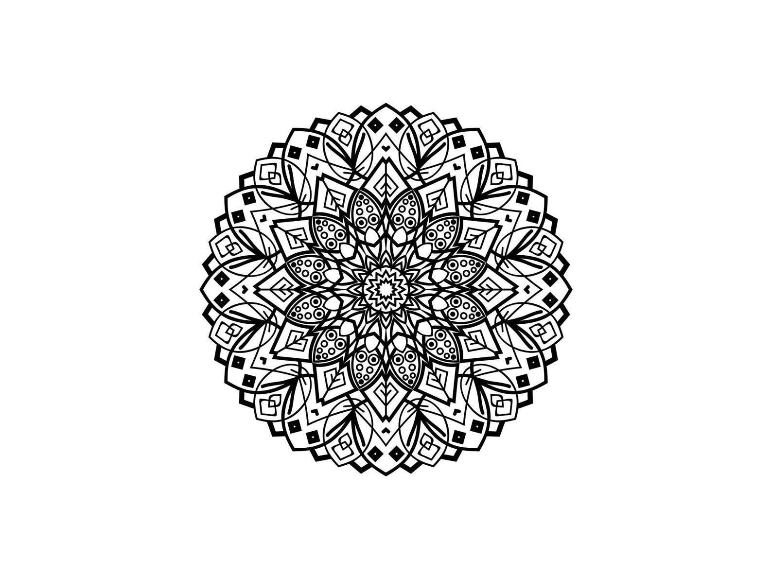 Mandala Svg,mandala Designs SVG and PNG Files Cricut Svg,sublimation ...