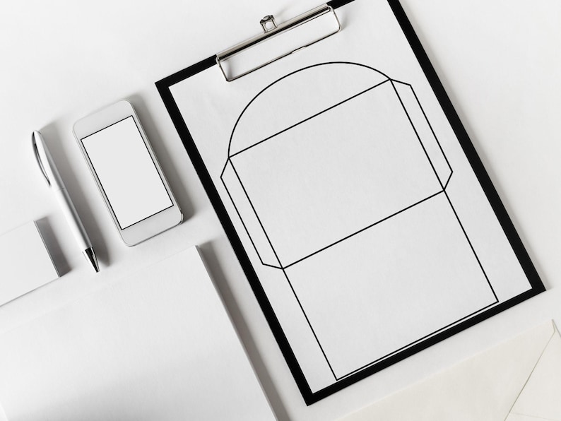 Envelope Template Bundle: Printable PDF & PNG Files (commercial Use) - Etsy